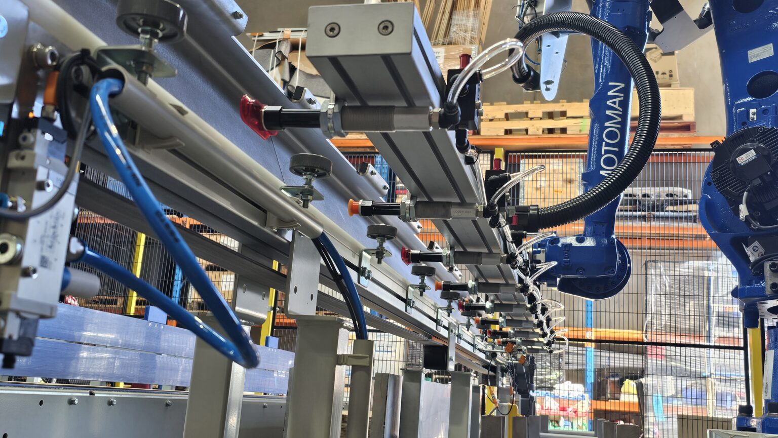 Piab Case Study | Picking and placing metal fencing posts and rails