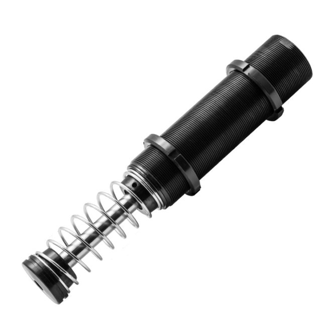 Hydraulic buffer, energy, impact absorption, IZMAC - Pneumatic Products